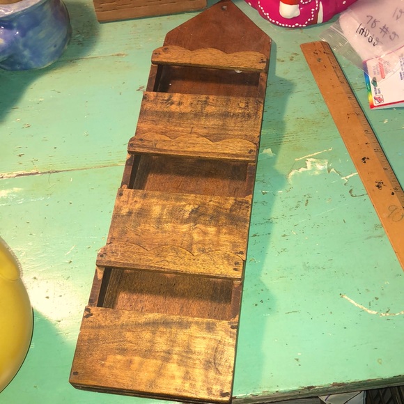 wooden | Storage & Organization | Vintage Mail Holder | Poshmark